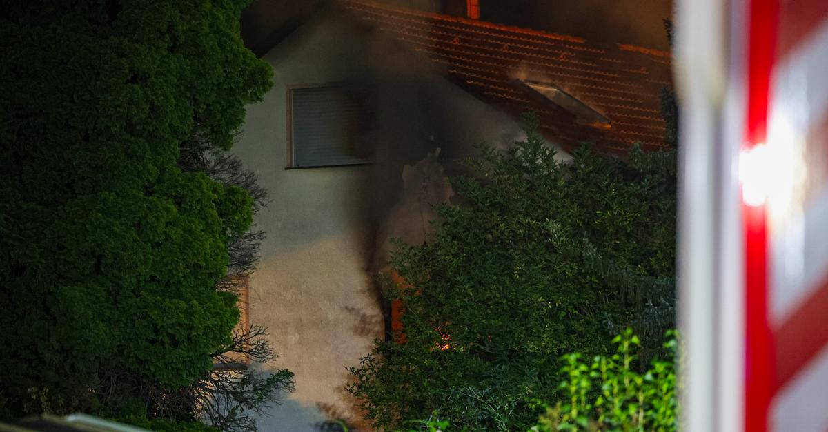 Vier Bewohner aus brennendem Haus in Otzberg gerettet